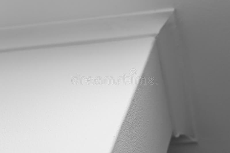 White Corner and Ceiling. Abstract Architecture Background Stock Photo ...