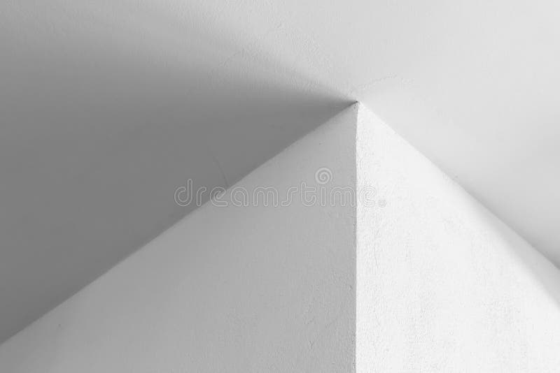 White Corner and Ceiling. Abstract Architecture Background Stock Photo ...