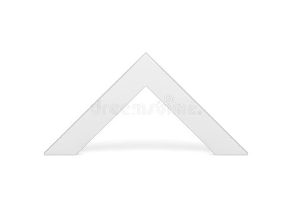 White Corner Triangle Arch Abstract 3d Element Basic Foundation Two ...