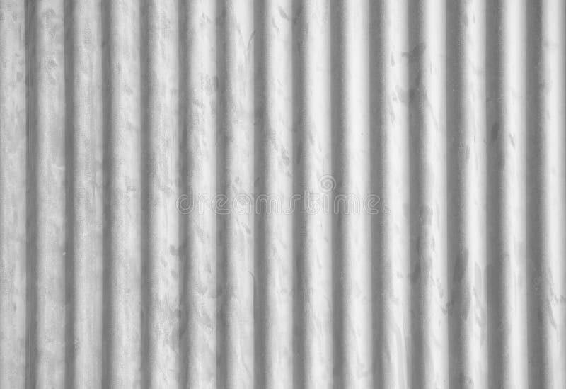 White Corrugated Metal Texture Surface Stock Photo - Image of material ...