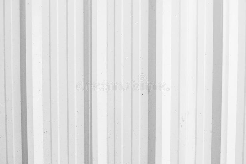 White Corrugated Metal Wall Surface Stock Image - Image of metallic ...