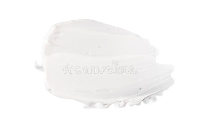White Cosmetic Face Cream Texture Stock Photo - Image of makeup ...
