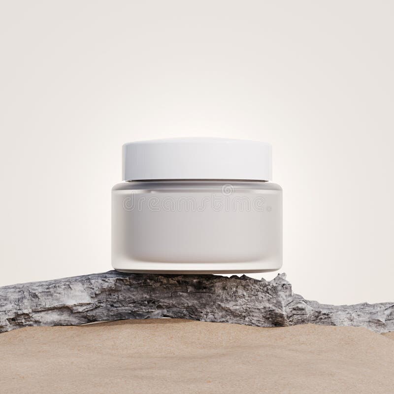 White Cosmetic Tubes on Grey Marble Surface with Grey Background Stock ...