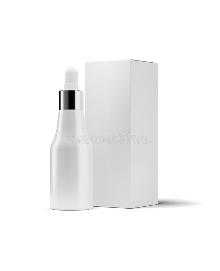 White cosmetics no label stock illustration. Illustration of render ...