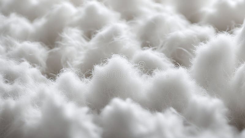 White Cotton Background, Fluffy Soft Texture Backdrop Stock ...