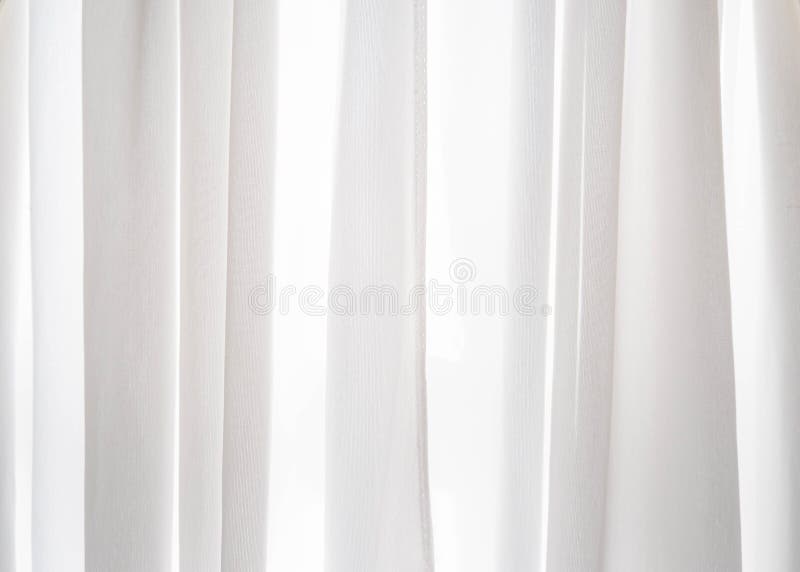 White Cotton Curtain for Texture and Background Stock Image - Image of ...