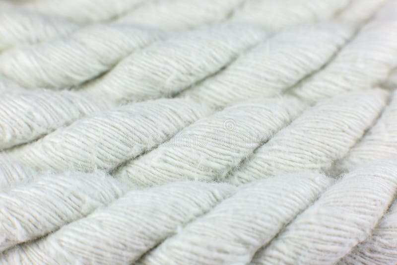 White Cotton Rope Texture Background Stock Image - Image of fiber, knot ...
