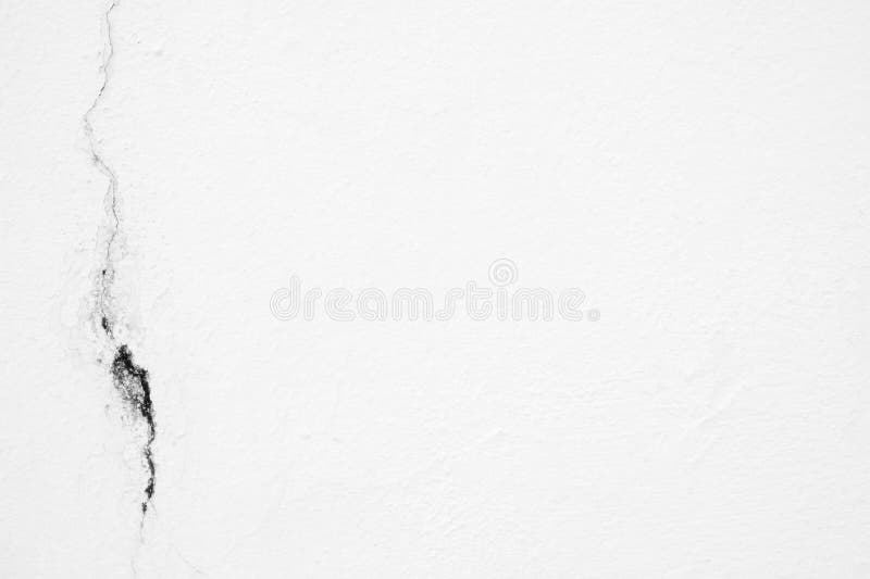 White Crack Concrete Wall Texture for Background. Stock Photo - Image ...