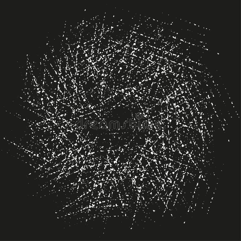 White Crack Shape. Explosion Vector Form. Chaotic Line Texture. Black ...