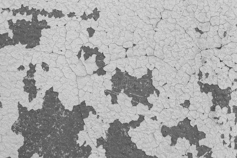 White Cracked Paint Abstract Background Stock Photo - Image of plaster ...