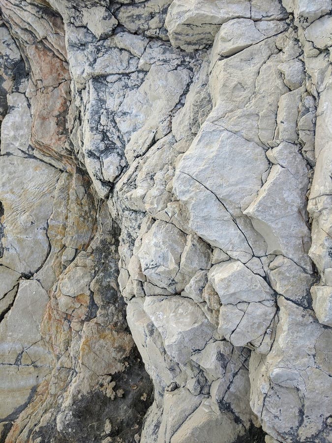 White Cracked Rock Texture Vertical Stone Image Stock Image - Image of ...