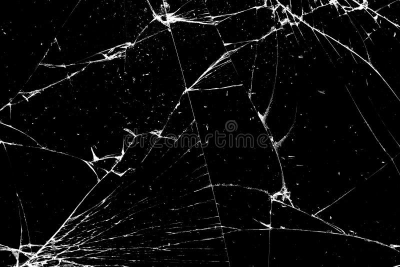 White Cracks On A Black Background Stock Photo - Image of retro ...