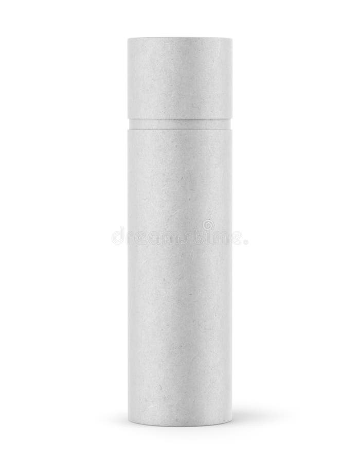 White Craft Tube Mockup stock illustration. Illustration of craft ...