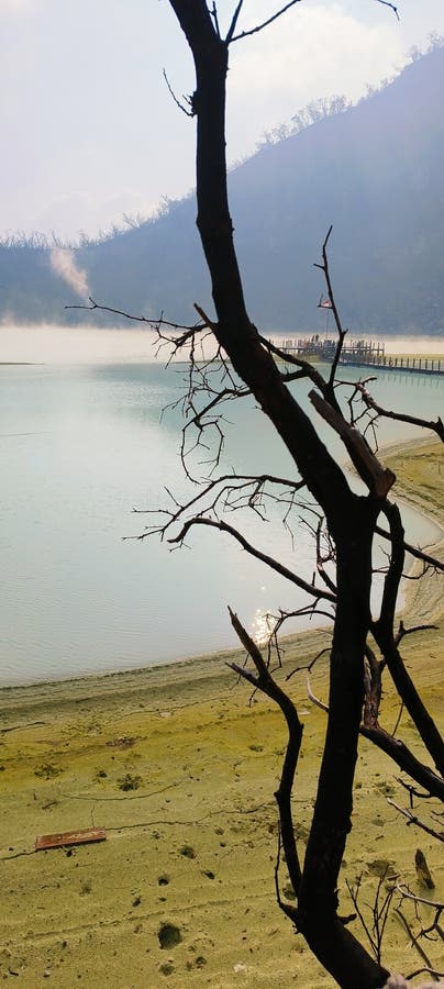 White Crater at Ciwidey, Bandung, West Java, Indonesia Stock Image ...