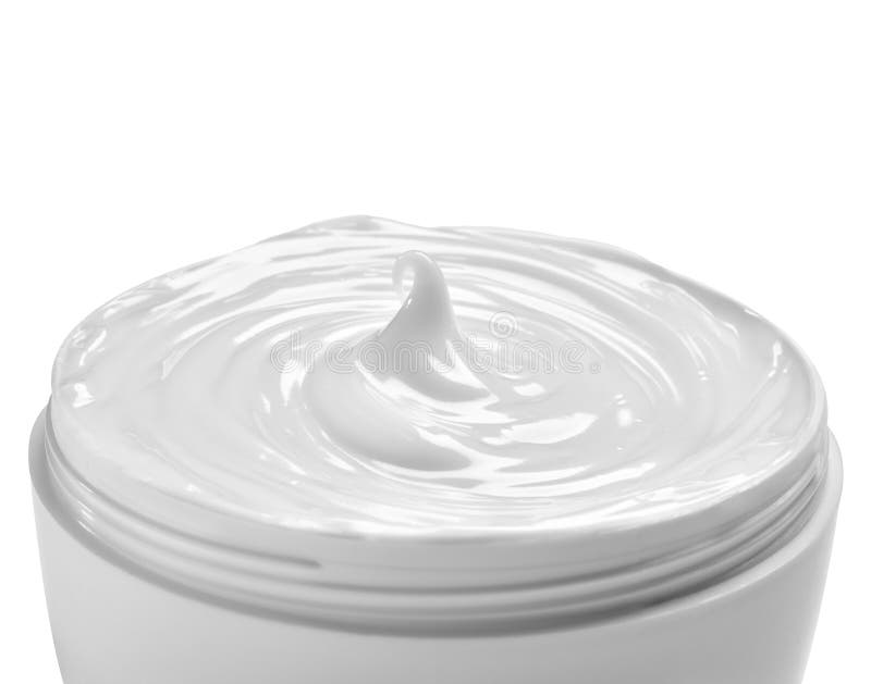 White Cream Container Jar Beauty Moisturizer Skin Stock Photo - Image ...