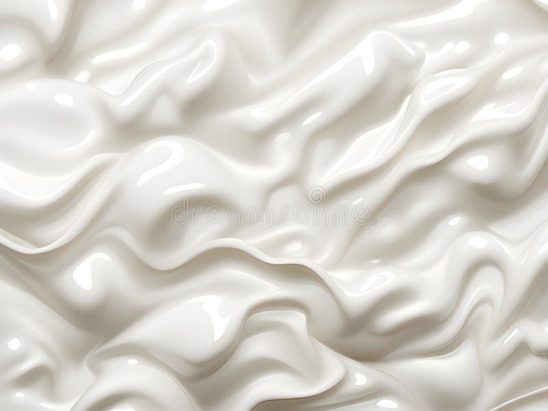 White Cream and Cosmetic Texture, Abstract Background with Cream for ...