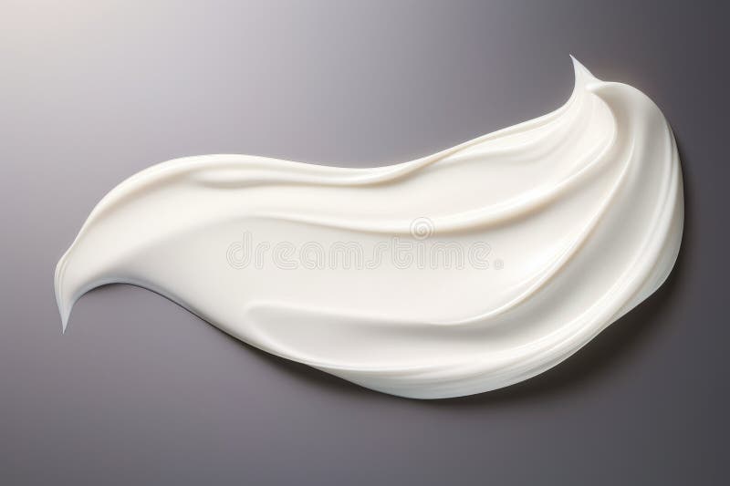 White Cream Sample on a Light Background Stock Photo - Image of cream ...