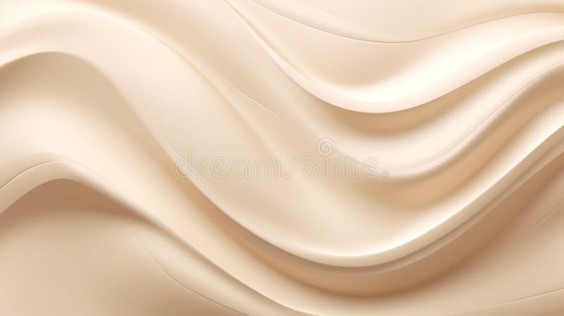 White Creamy Wave Background Created with Generative AI Stock ...
