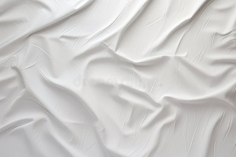 White Creany with Beautiful Smooth Wrinkle Texture Stock Illustration ...