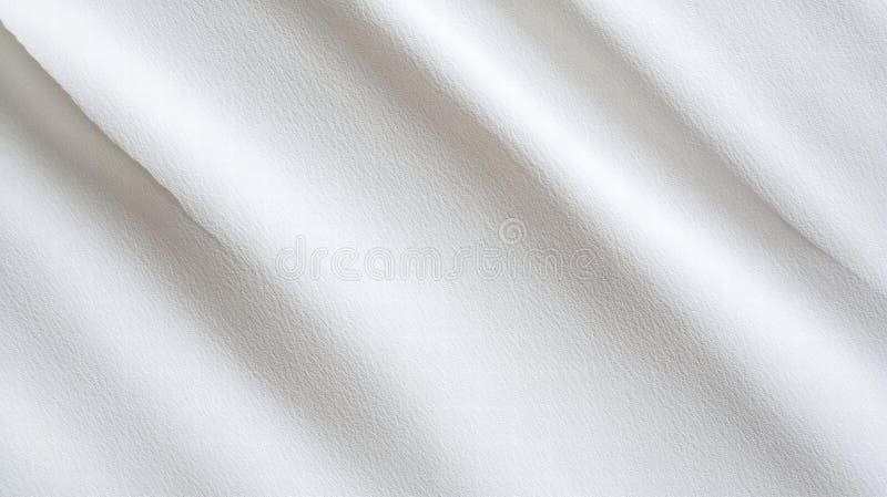 White Crepe Fabric Texture, Soft, Smooth, and Elegant Stock Photo ...