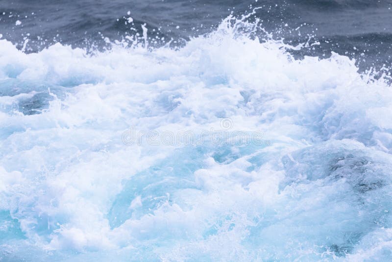 White Crest of a Sea Wave. Selective Focus Stock Image - Image of ...