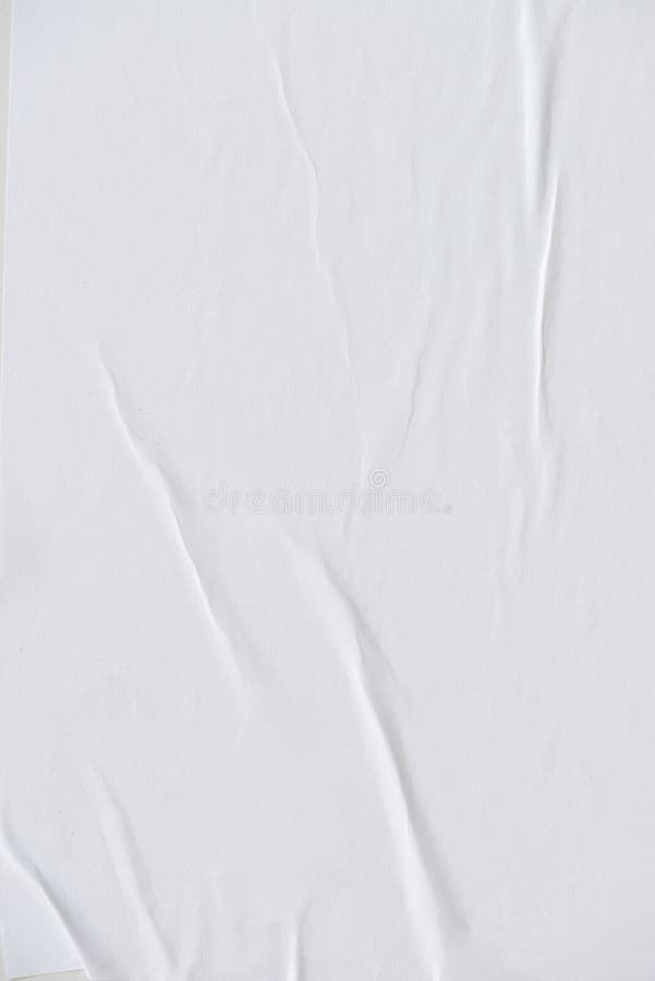 Crinkled paper stock photo. Image of detail, creased - 18387446