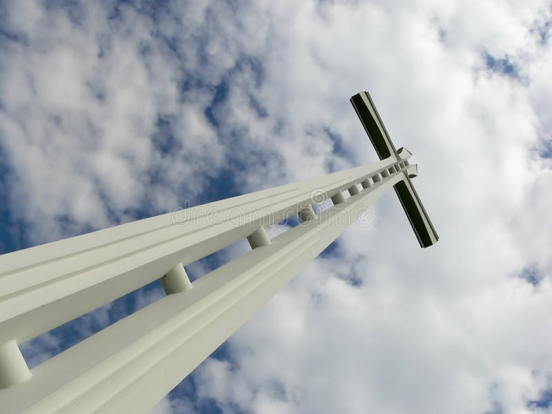 White cross stock photo. Image of jesus, rebirth, easter - 1150946