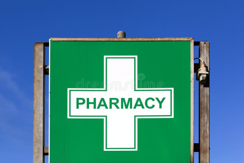 Pharmacy Symbol To Insert Text Stock Photo - Image of health, text ...