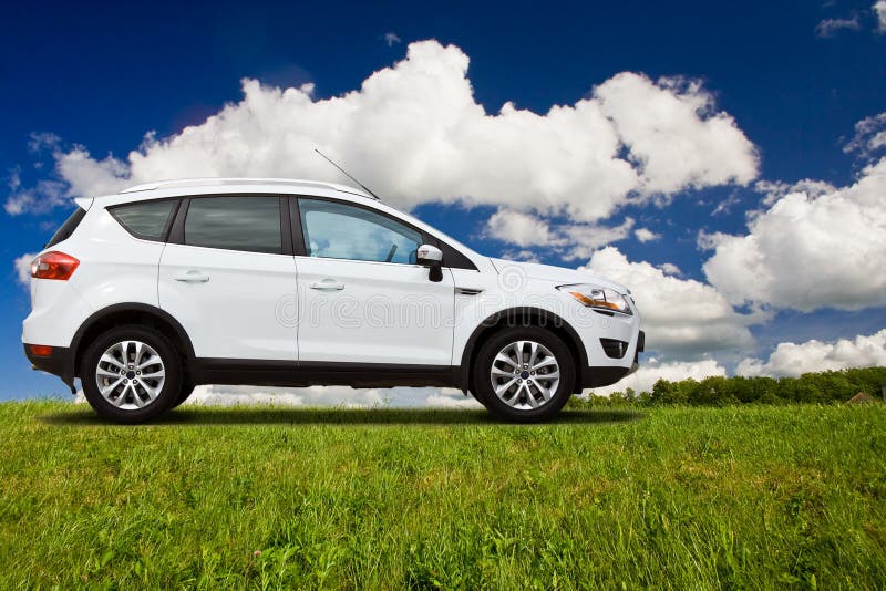 Modern crossover vehicle stock image. Image of black - 10357177