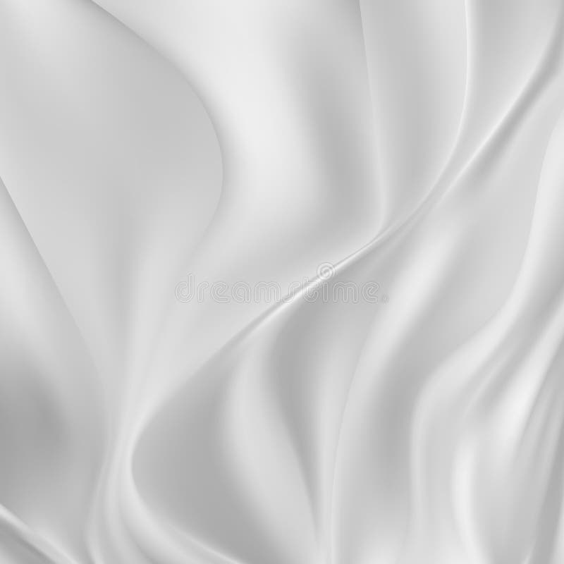 White Crumpled Fabric Material Mock Up, Top View, 3d Rendering. Empty ...