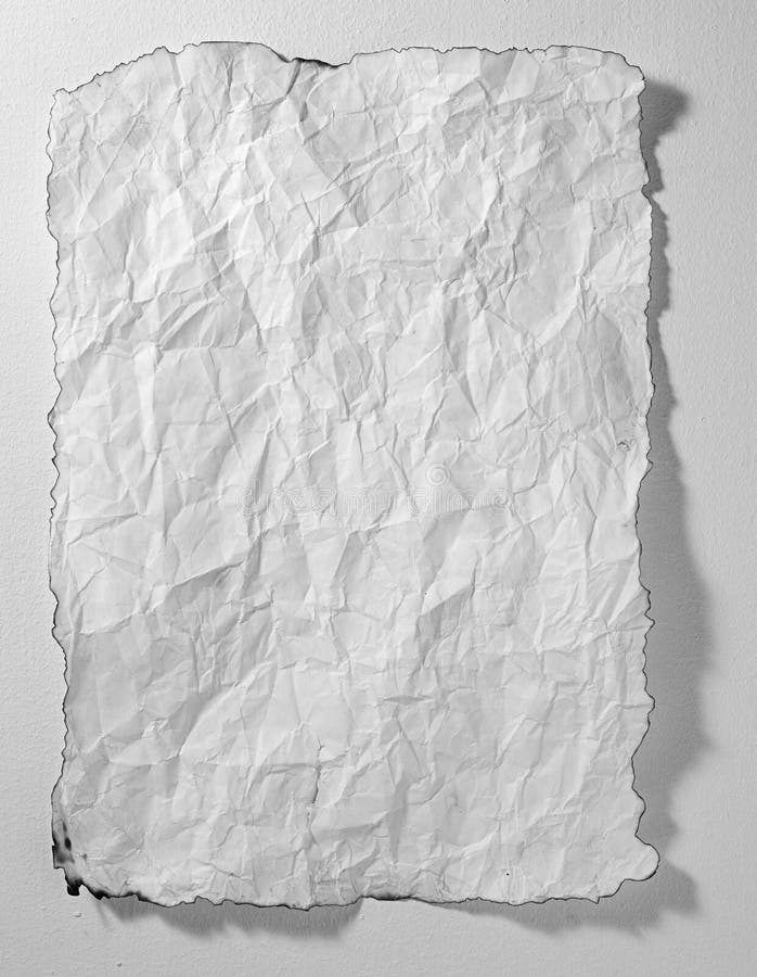 White crumpled Paper stock image. Image of creased, crinkles - 23322193