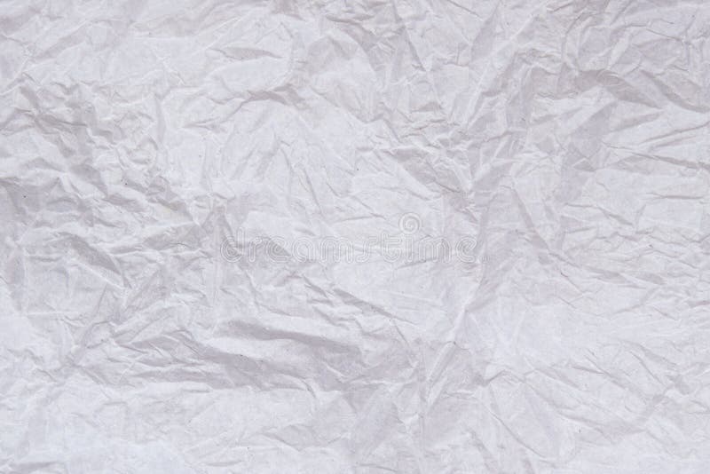 White Crumpled Paper Abstract for Texture Background Stock Photo ...