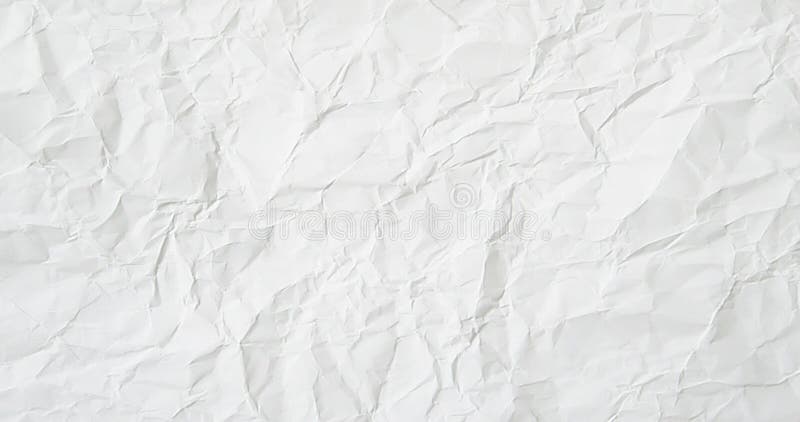 White Crumpled Paper Animation Effect, with Blank Like Blackboard ...