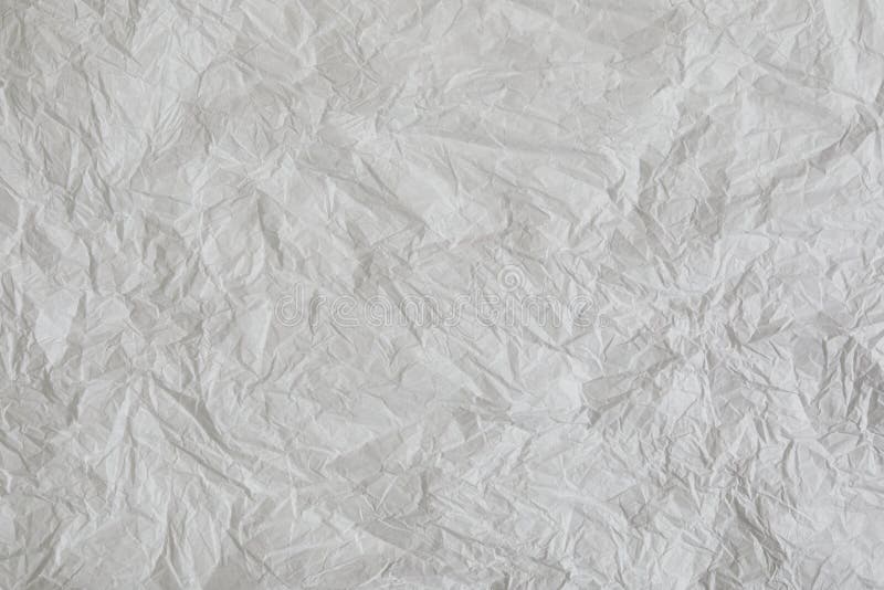 White Crumpled Paper Background. Rough Paper Material with a Pattern of ...