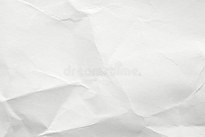 White Crumpled Paper Background, Texture Old for Web Design ...