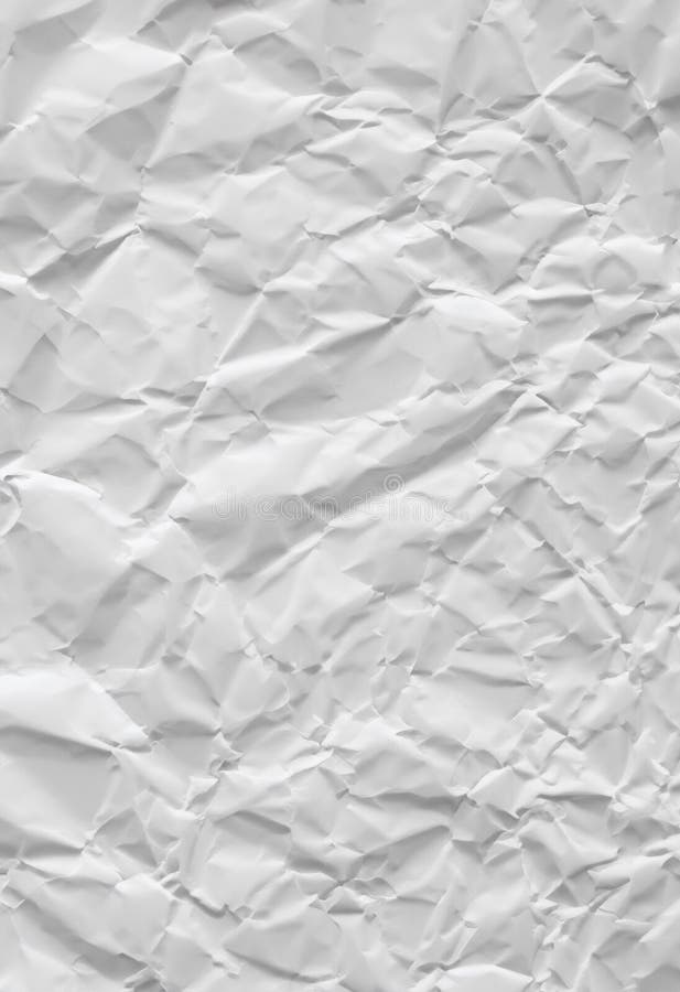 White Crumpled Paper Forms an Intriguing Background with a Unique ...