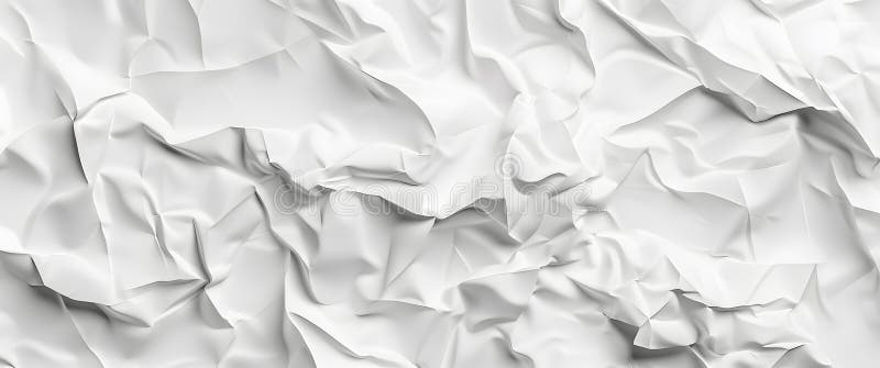 White Crumpled Paper Texture Background Stock Illustration ...