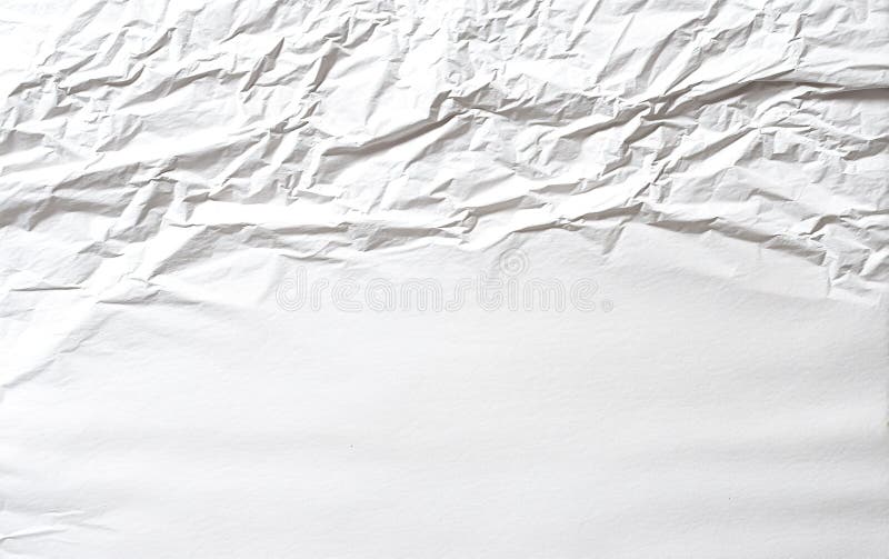 White Crumpled Paper Texture Sheet, Blank Space, Simple and Clean ...