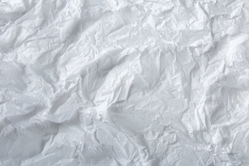 White Crumpled Paper Texture. Wavy Textured Background Stock Image ...
