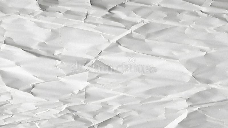 White Crumpled Paper Texture Background. Stop Motion Animation Stock ...