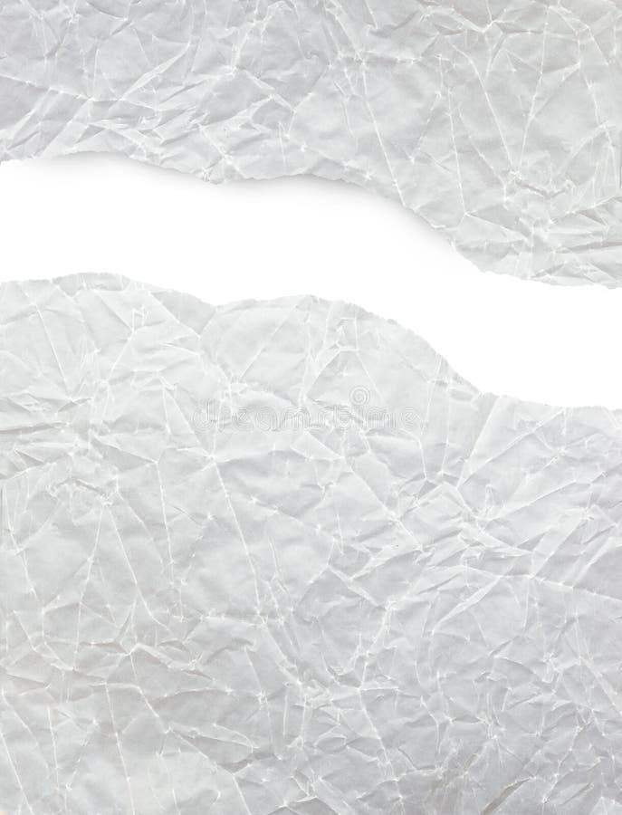 Crumpled, Torn Cardboard Paper. Broken, Crinkled Brown Paper with Beige ...