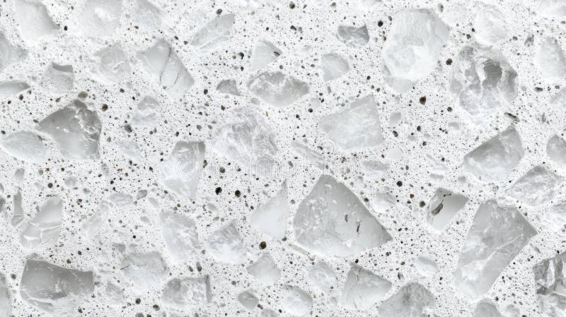 White Crystal Aggregate Concrete Surface Texture Stock Illustration ...