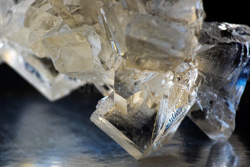 White Crystals is Close, Soft Focus Stock Photo - Image of surface ...