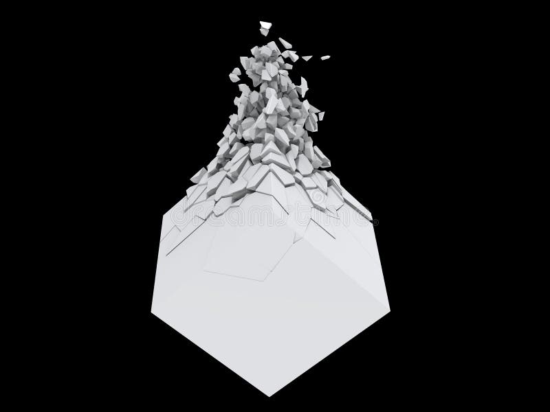 Exploding Cube Stock Illustrations – 277 Exploding Cube Stock ...