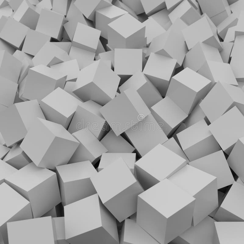 White cubes stock illustration. Illustration of bright - 115851818