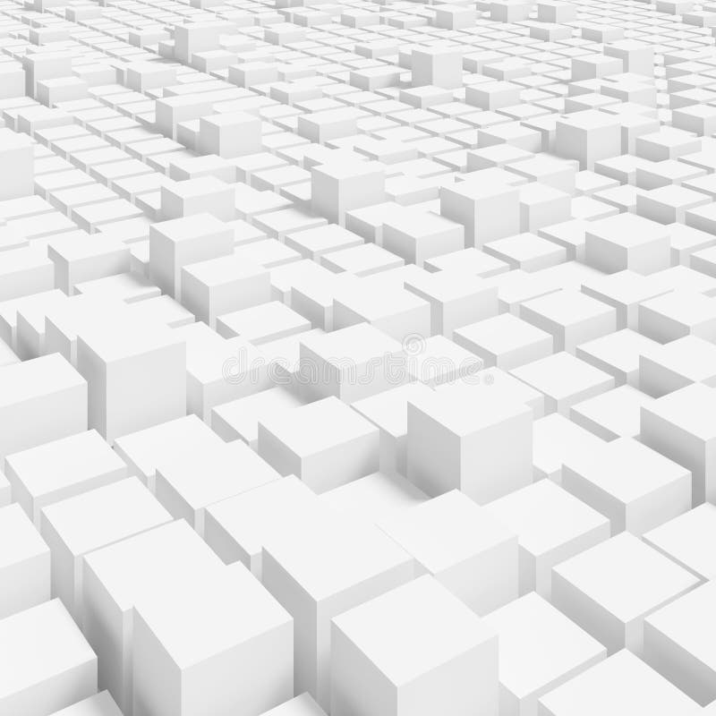 White Cubes Background stock illustration. Illustration of cube - 97440586