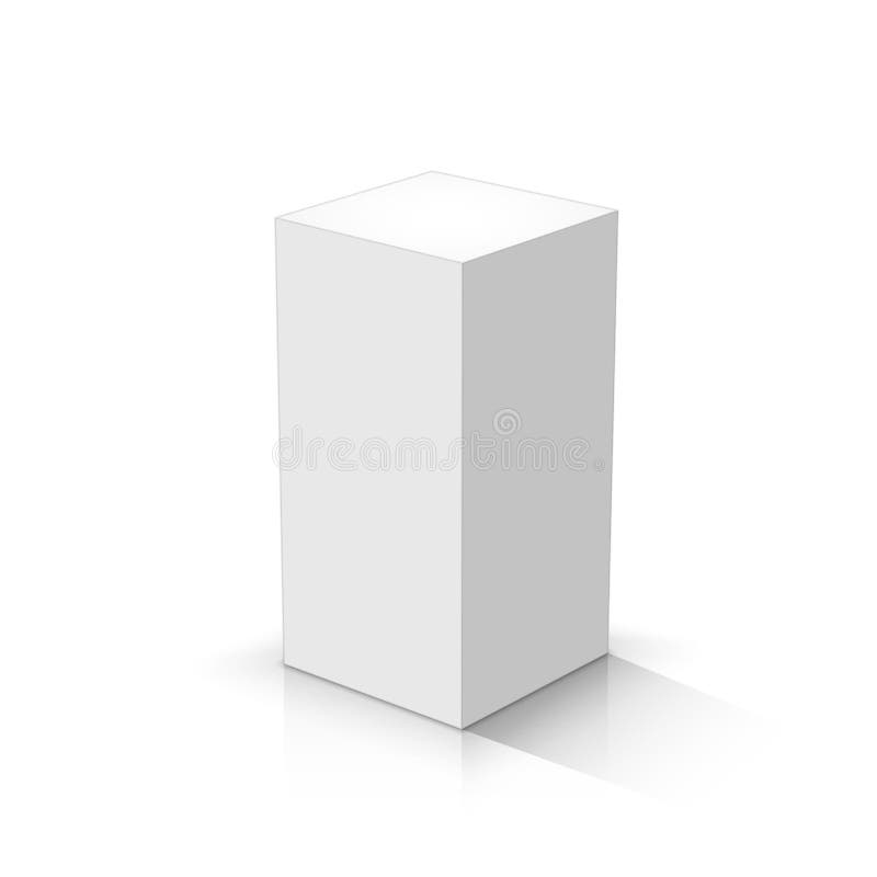 3d shape-cuboid vector stock vector. Illustration of flashcard - 84178722
