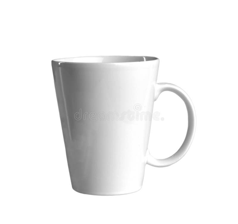 White Cup. Side View. Isolate Stock Photo - Image of traditional ...