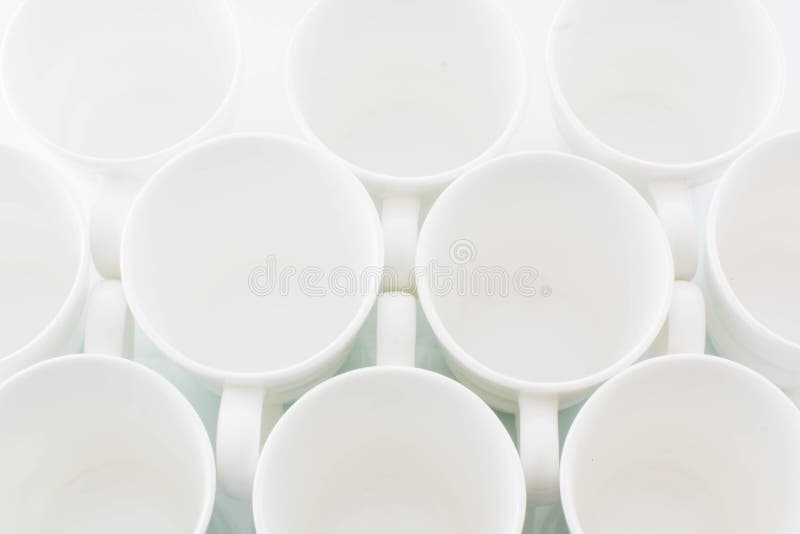 White cups stock image. Image of grunge, cappuccino, drinks - 83042429