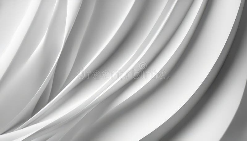 A White Curtain with a Wave Pattern Stock Illustration - Illustration ...